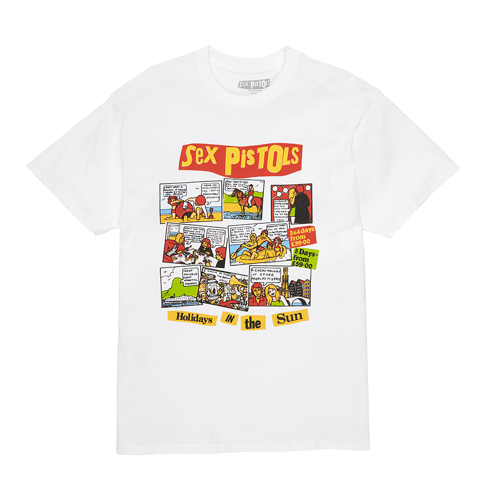 Holidays In The Sun White T Shirt Sex Pistols 6468