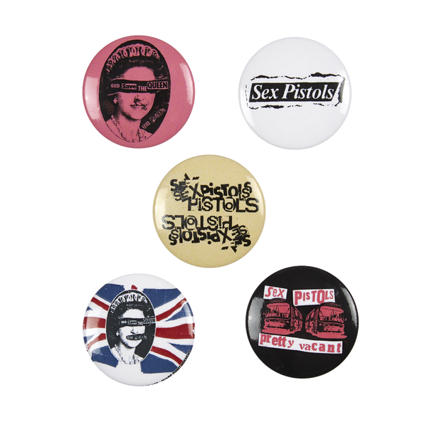 Sex Pistols Buttons Set Sex Pistols