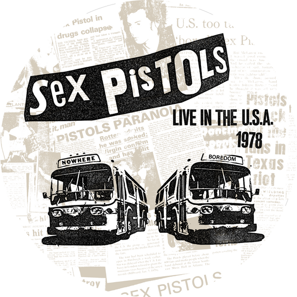 Live In The USA 1978: Vinyls + Slipmat - Sex Pistols
