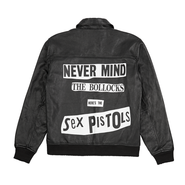 50th Jubilee Never Mind The Bollocks Leather Jacket - Sex Pistols